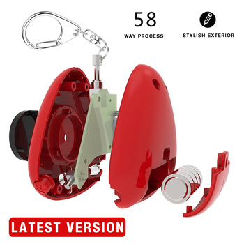 SOS safety alert keychain 130db personal emergency alarm for women ...